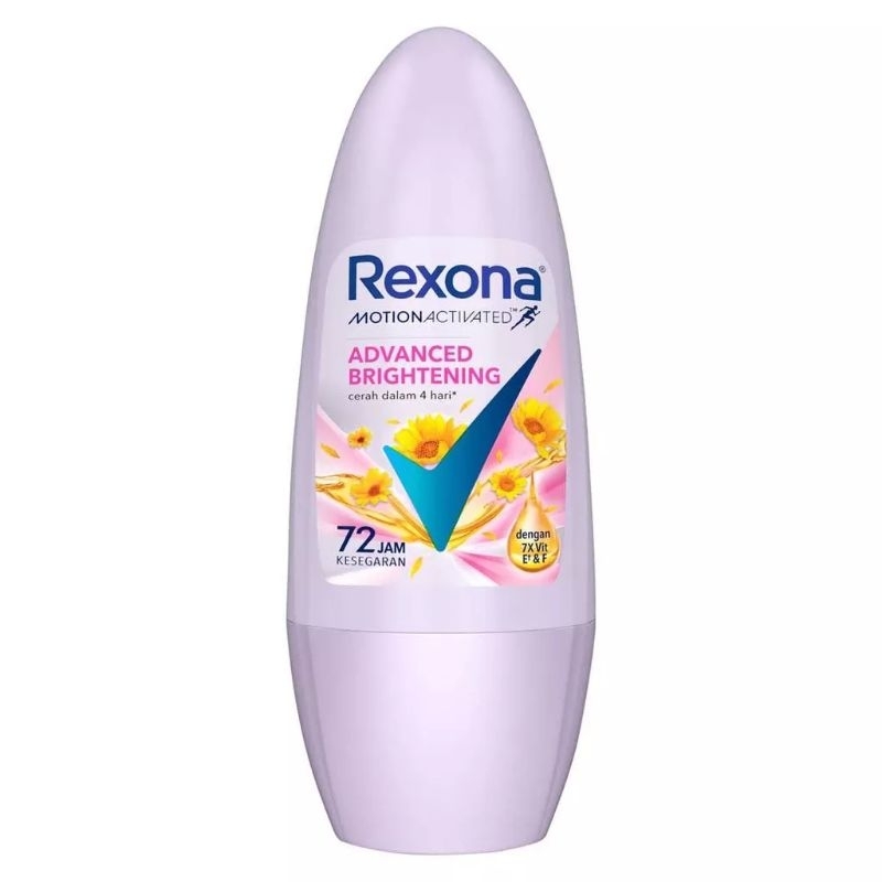 Jual Rexona Women Deodorant Roll On Advanced Brightening | Shopee Indonesia