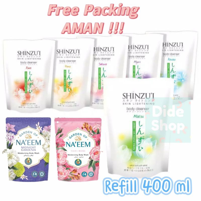 Jual Shinzui Body Wash Refill 400Ml Shinzui Na'eem | Shopee Indonesia