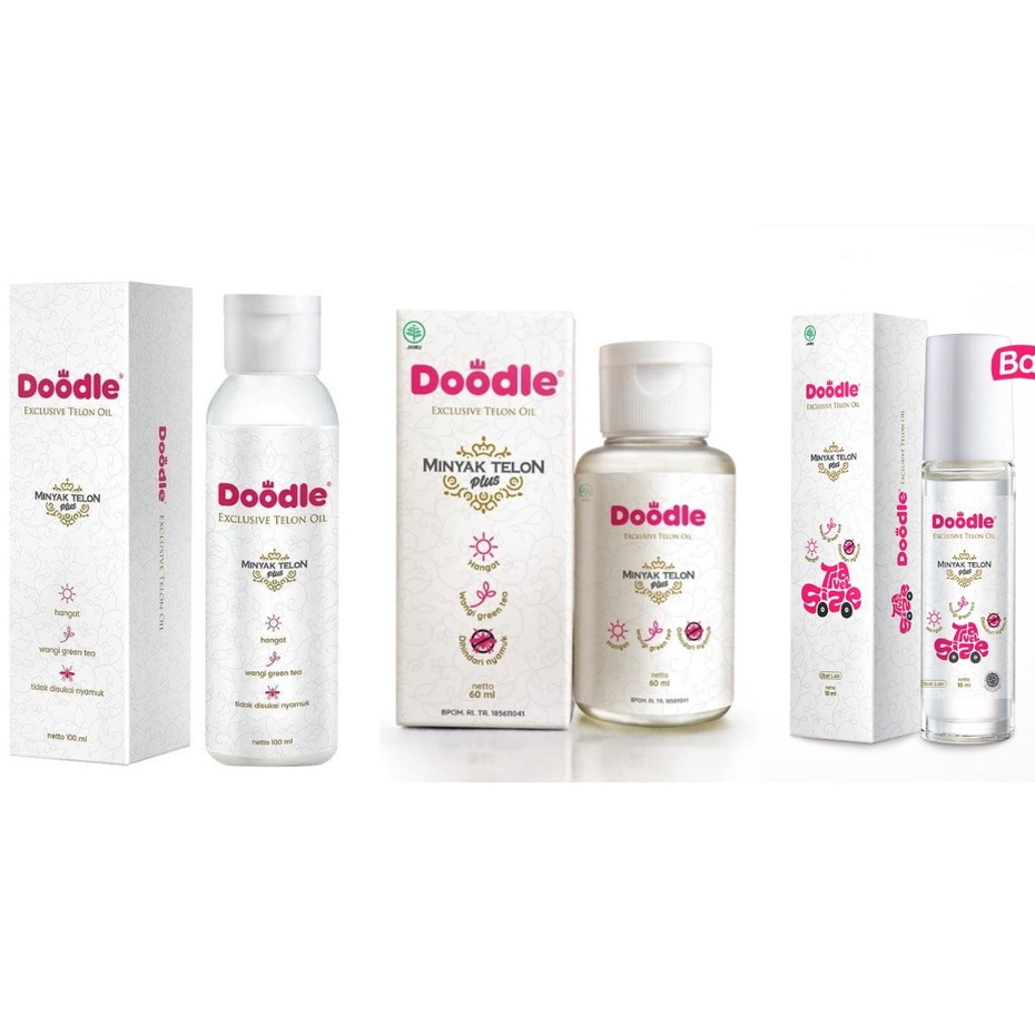 Jual Minyak Telon Doodle 100ml 60ml & Roll On 10ml | Shopee Indonesia
