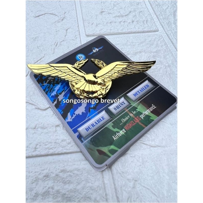 Jual Brevet TNI AU, Wing PNB Kelas 2 | Shopee Indonesia