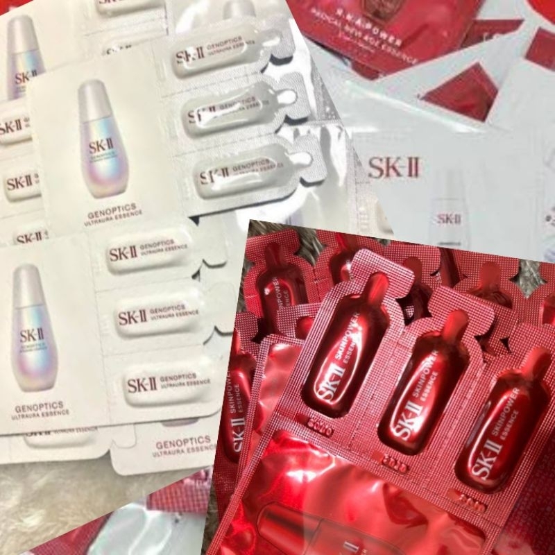 Jual SKII / SK II / SK-II Genoptics Ultraura Ess 1ml, Gae 0,7ml, Skinpower Ess 1ml | Shopee ...