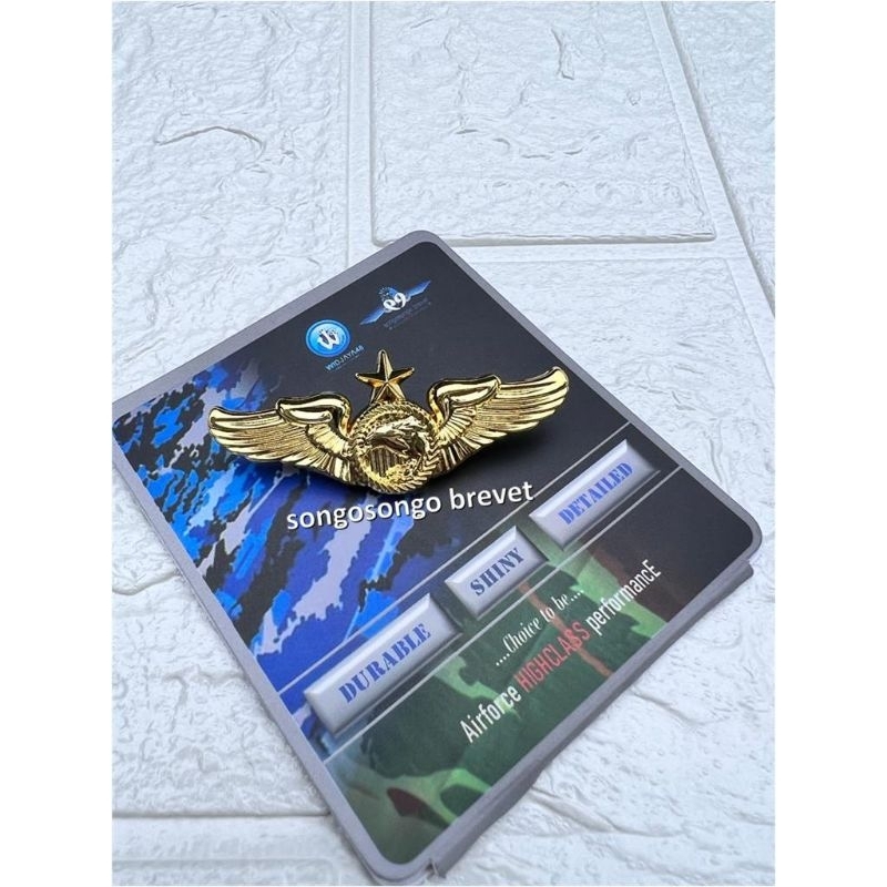 Jual Brevet TNI AU, Wing Instruktur PNB | Shopee Indonesia