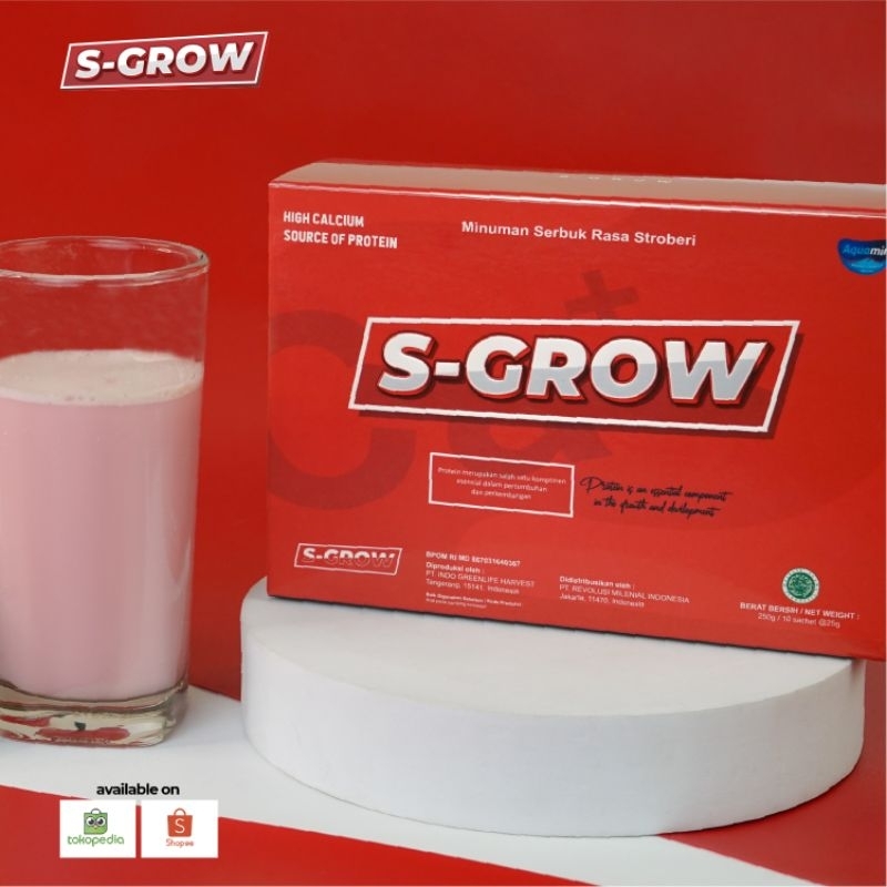 Jual S-GROW Susu Peninggi Badan Paket 1 Box Terbukti Terbaik Free Tumbler + Skipping | Shopee ...