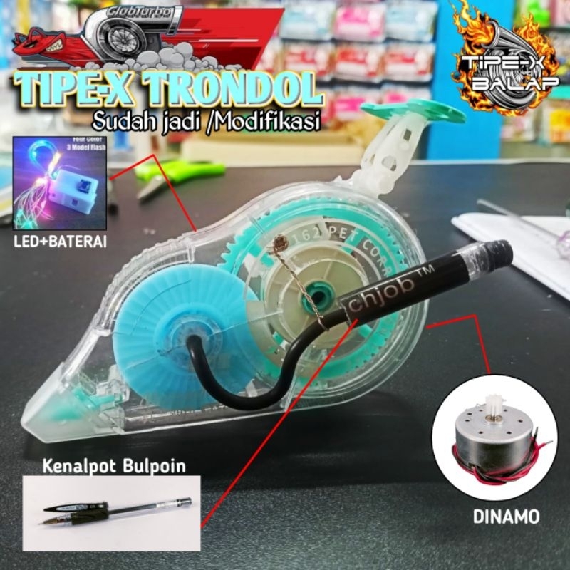 Jual TIPE X TRONDOL SUDAH JADI DI MODIFIKASI / TIPEX KERTAS MODIF ...