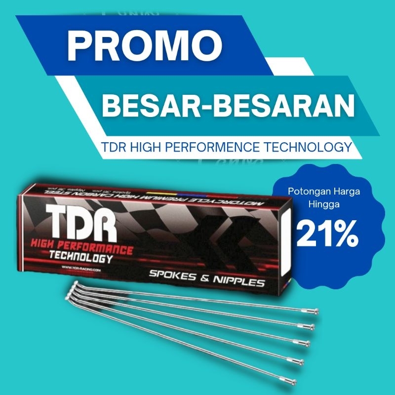 Jual Jari Ruji Tdr Ring 17 Depan Belakang Bikin Tampilan Motormu Makin ...
