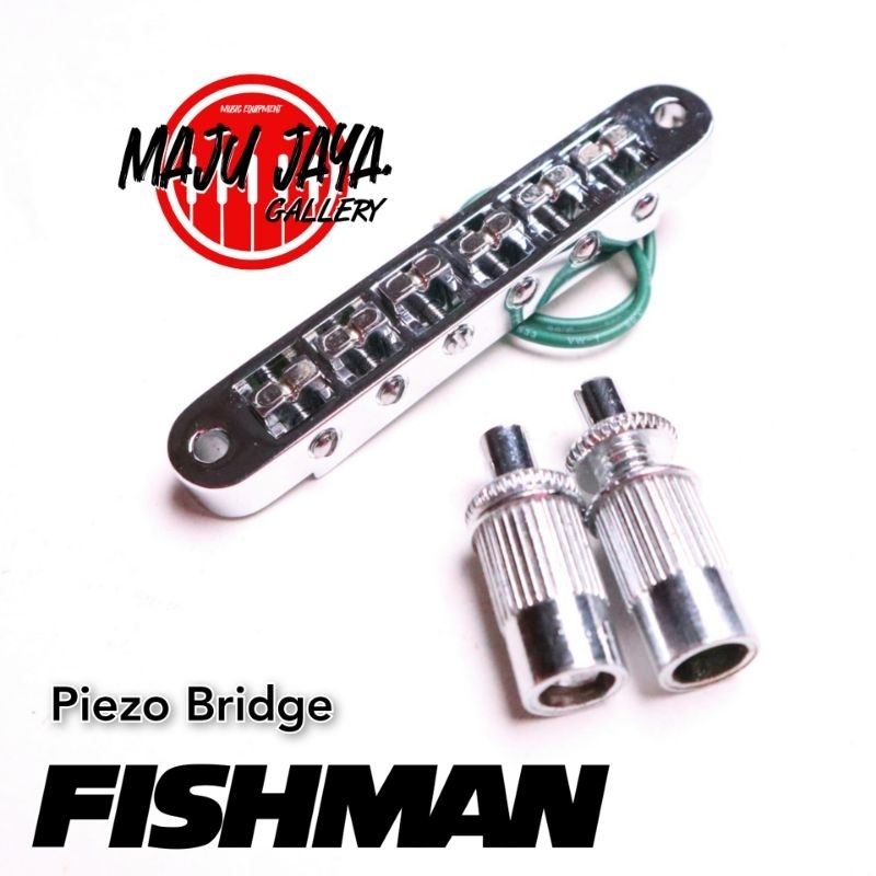 Jual piezo saddle bridge gitar elektrik tune o matic fishman pickup ...