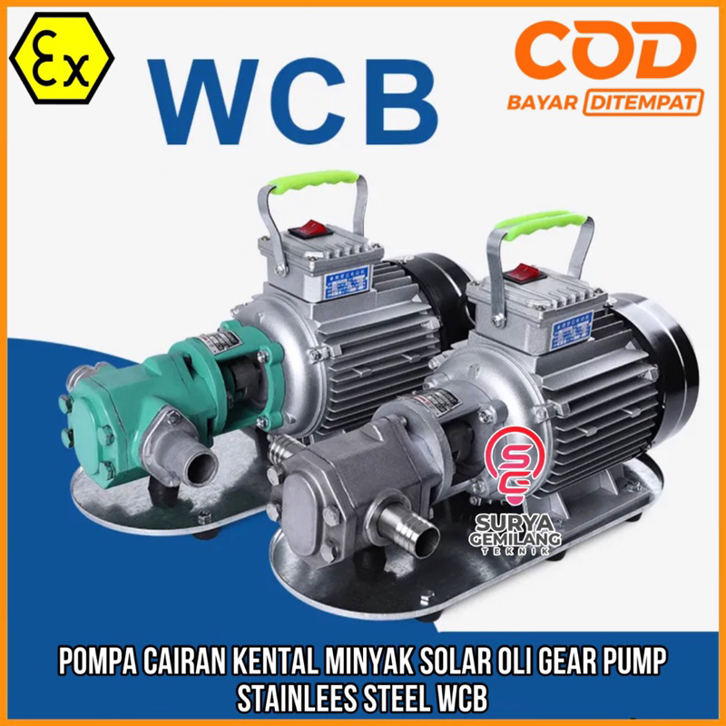 Jual WCB Gear Pompa Minyak Self-Priming Electric Pump Pompa Minyak High ...
