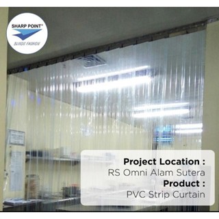 Jual PVC Strip Curtain / Tirai Plastik, Tirai PVC, Breket PVC, Tirai ...