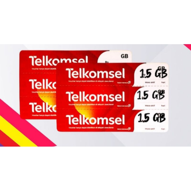 Jual Voucher Internet Telkomsel 1.5 GB/3 Hari | Shopee Indonesia