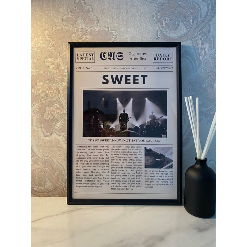 Jual Poster Sweet CAS ( Bisa Custom Foto ) | Shopee Indonesia