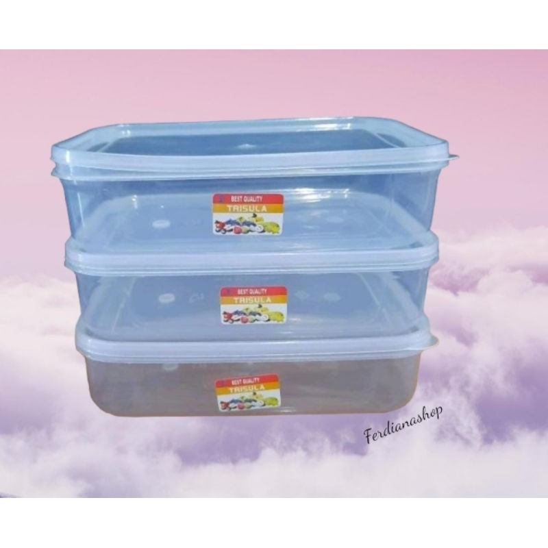 Jual Food bok tempat makan kotak toples bening sealware transparan 1800 ml | Shopee Indonesia
