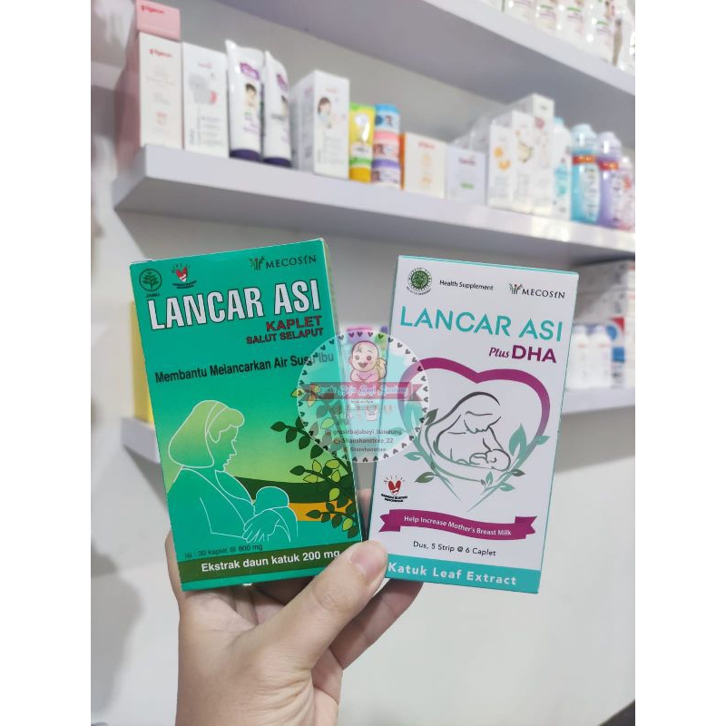 Jual Lancar Asi Ekstrak Daun Katuk / Lancar Asi Plus DHA 200mg / Pelancar Asi Booster Box 30 ...