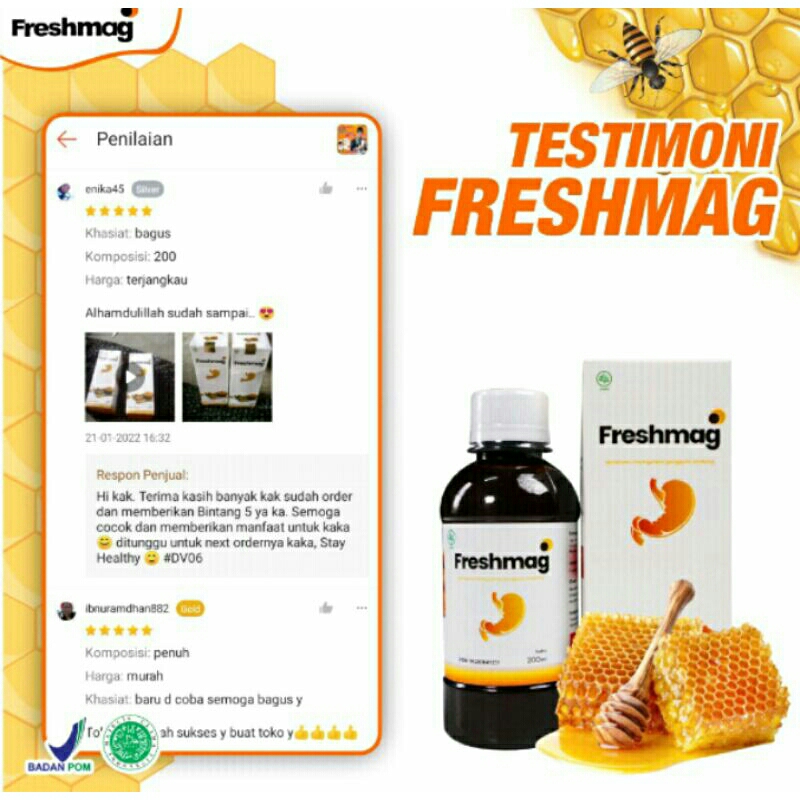 Jual Original Freshmag - Madu Freshmag Atasi Masalah Sakit Maag | Shopee Indonesia