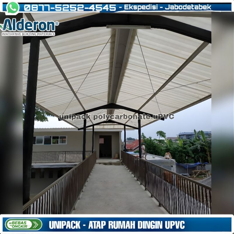 Jual FREE ONGKIR | ALDERON ATAP UPVC Alderon Twinwall R830 Translucent ...
