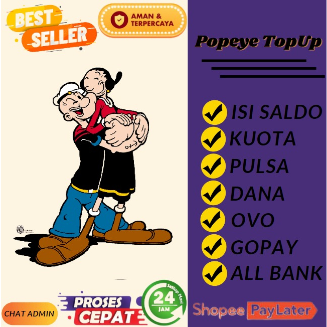 Produk Popeye_topup1 | Shopee Indonesia