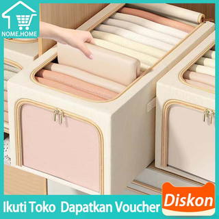 Jual NOME BARU 66L Lipat linen katun lebih tebal kotak penyimpanan ...