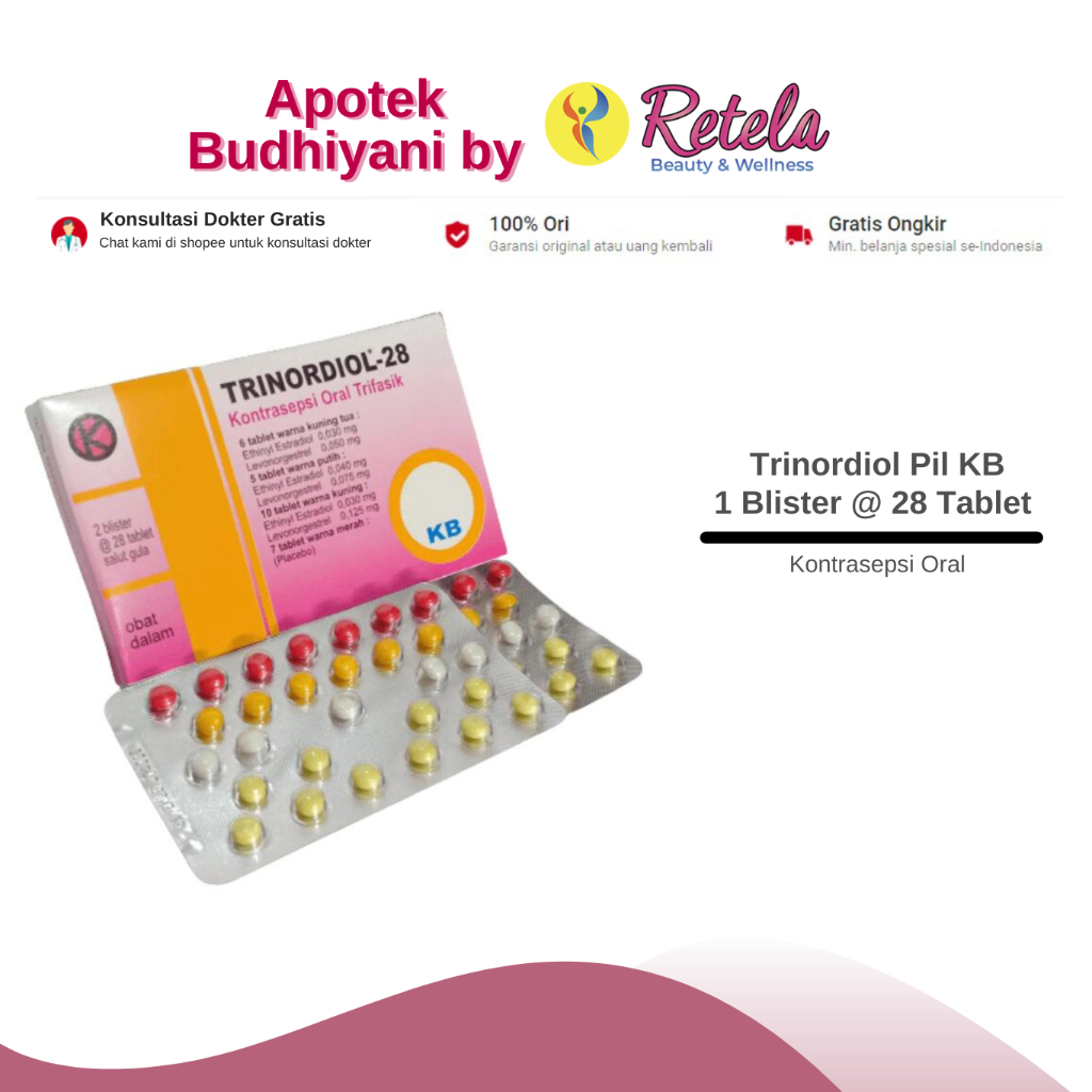Harga Trinordiol Terbaru Oktober 2023 |BigGo Indonesia