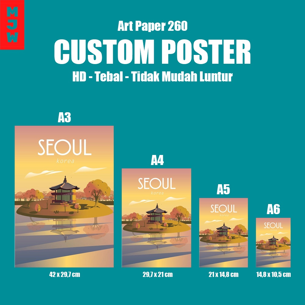 Harga cetak poster a6 Terbaru Des 2025 | BigGo Indonesia