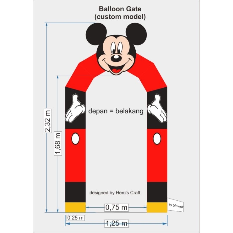Harga Balon Custom Character Terbaru Feb 2025 | BigGo Indonesia