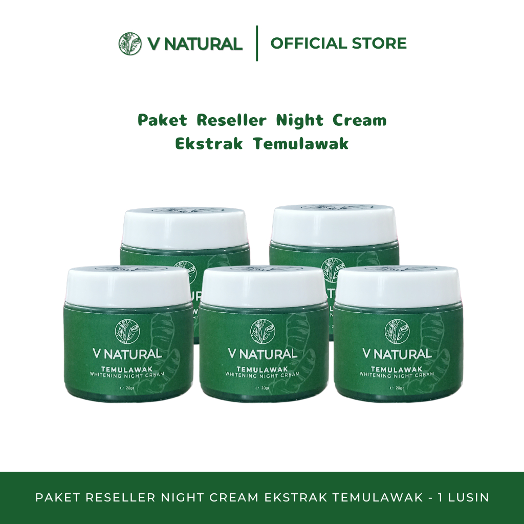 [BPOM] VNatural / V Natural Reseller Night Cream / Krim Malam Ekstrak ...