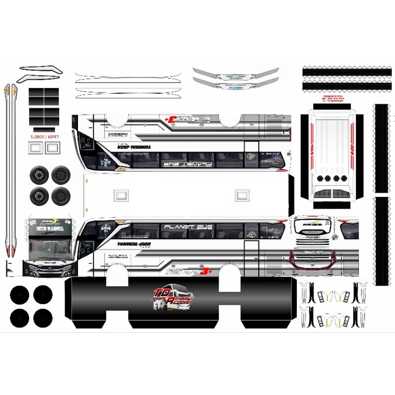 Harga papercraft bus tunggal jaya kids panda Terbaru Agt 2025 | BigGo ...