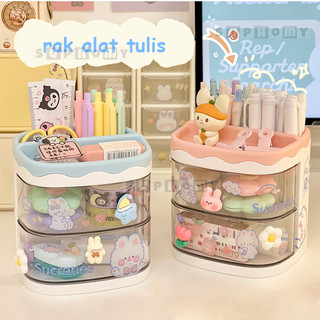 Jual Organizer stationery/Kotak Pensil Meja Laci Mini Kotak Alat Tulis ...
