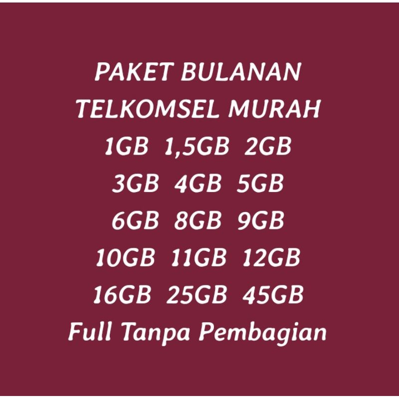 Harga 3 5 Data Telkomsel Terbaru Januari 2024 |BigGo Indonesia