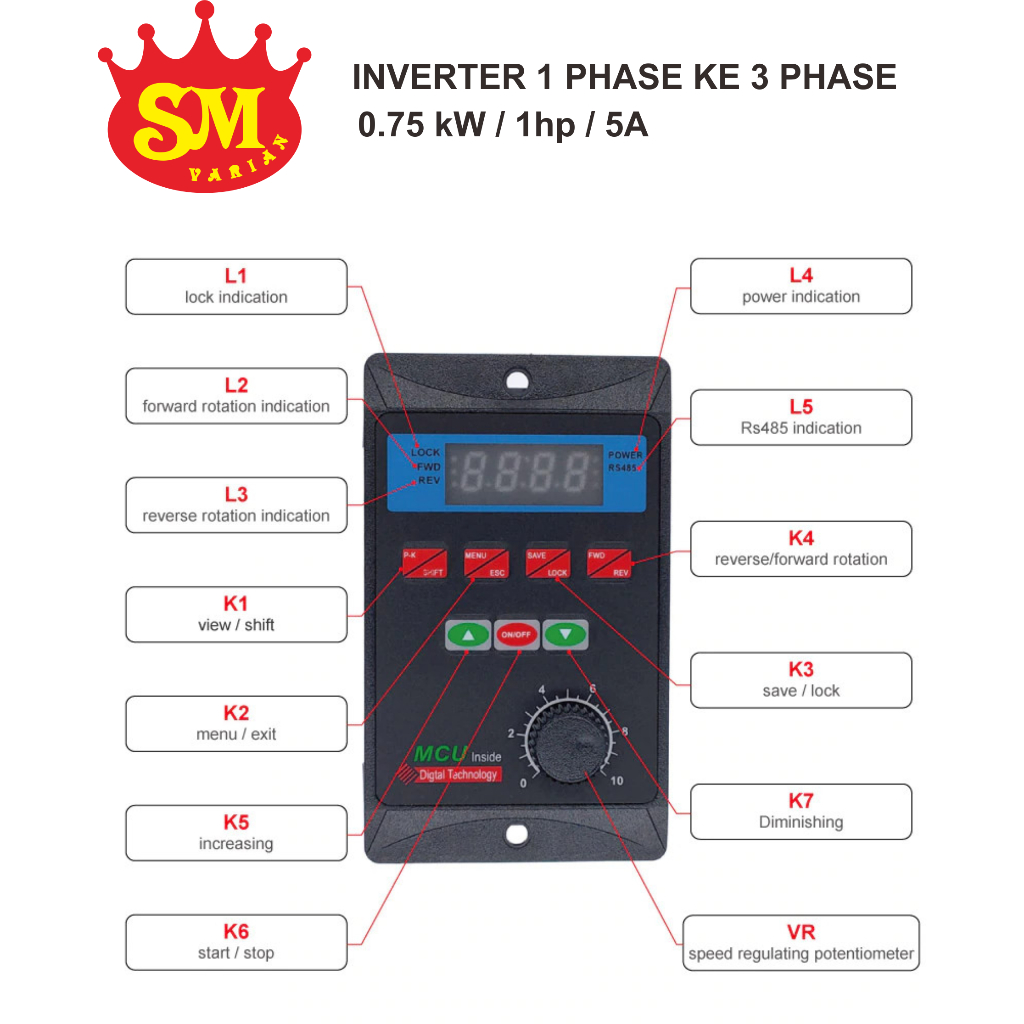 Harga 1 phase motor inverter Terbaru Jan 2025 | BigGo Indonesia