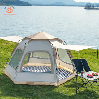 Jual 4/6/8 orang Tenda Luar Ruangan Otomatis tenda tahan air untuk ...