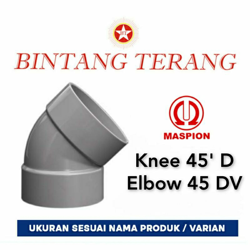 Harga Knee 45 Derajat 6 Inch Terbaru Des 2024 |BigGo Indonesia