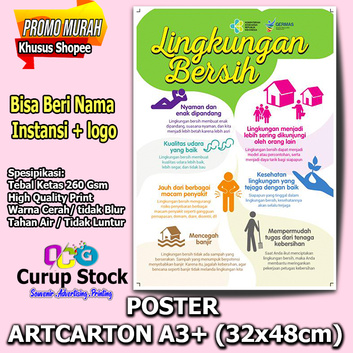 Harga poster kebersihan lingkungan Terbaru Nov 2024 |BigGo Indonesia