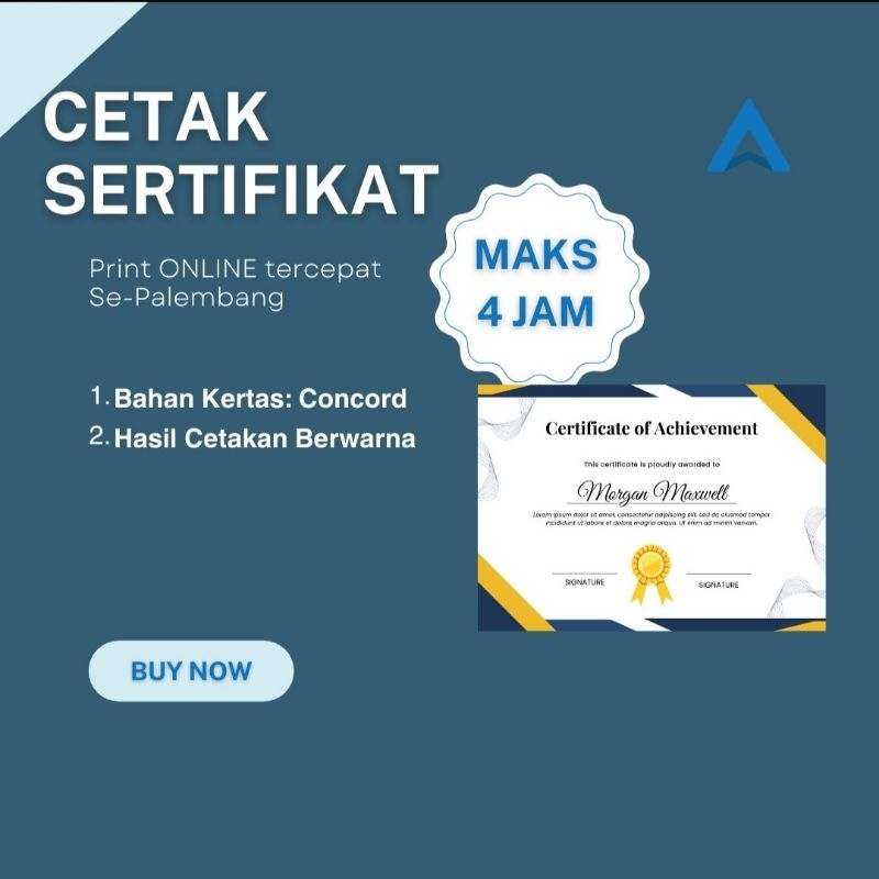 Harga jasa cetak sertifikat Terbaru Des 2025 | BigGo Indonesia