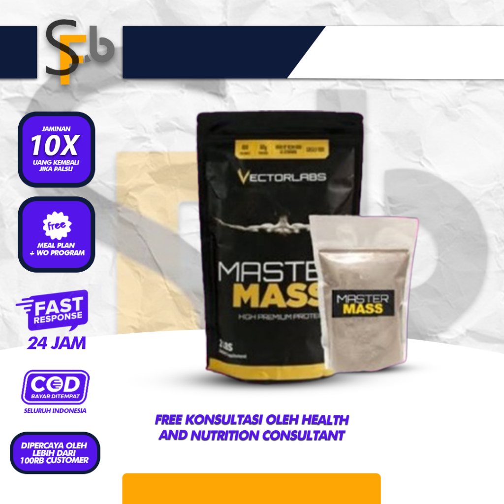 Harga vectorlabs master mass gainer 1lbs Terbaru Okt 2024 |BigGo Indonesia