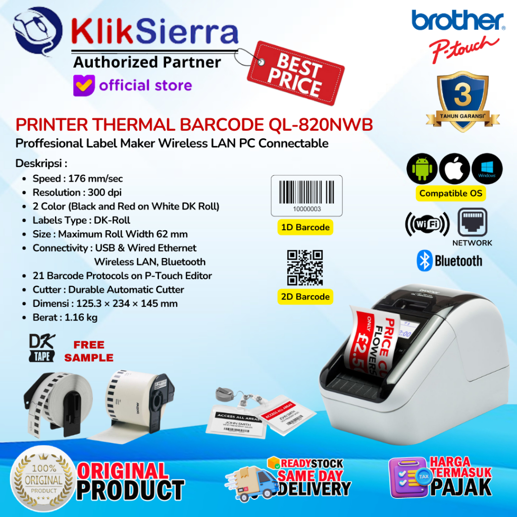 Harga ql 820nwb Terbaru Apr 2026 | BigGo Indonesia
