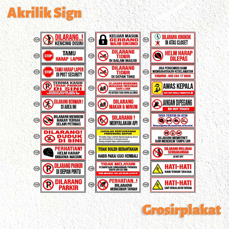Harga Papan Sign Terbaru Nov 2025 | BigGo Indonesia