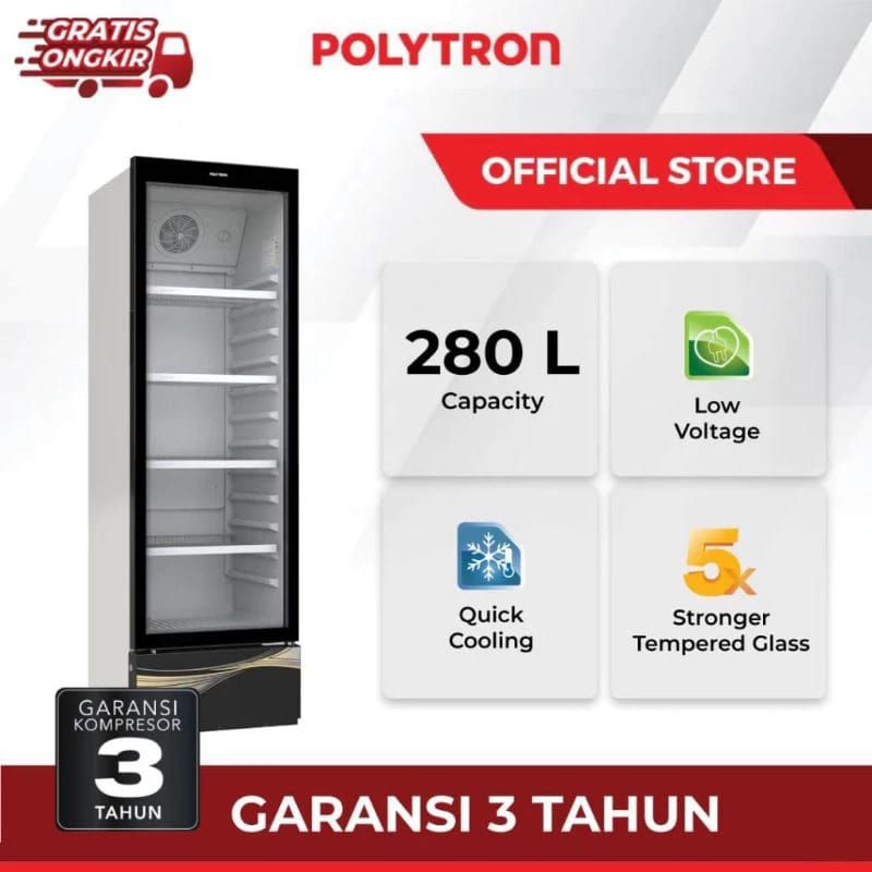 Harga Showcase 4 RAK Polytron Terbaru Jun 2026 | BigGo Indonesia