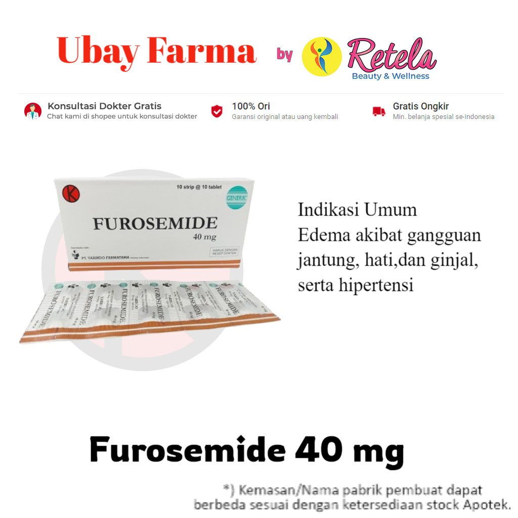 Harga Furosemide BOX Terbaru Feb 2025 | BigGo Indonesia
