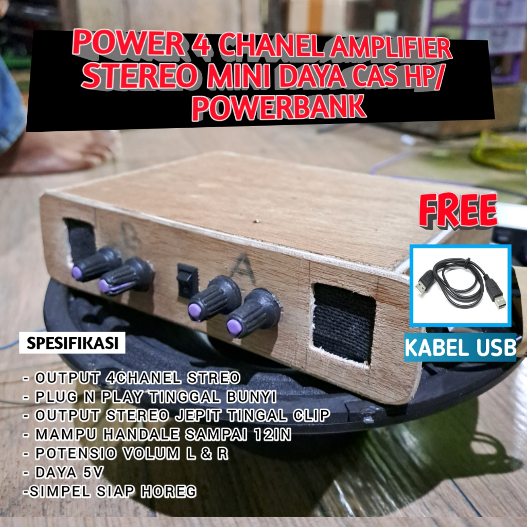 Harga Power Amplifier 4 Chanel Miniatur Terbaru Jun 2025 | BigGo Indonesia