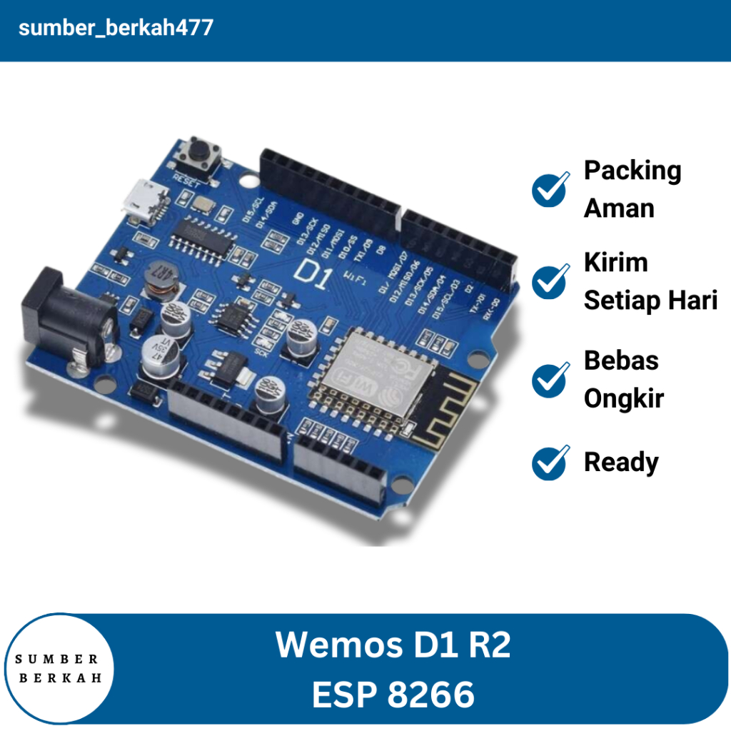 Harga Wemos D1 R2 Based Arduino UNO Terbaru Agt 2025 | BigGo Indonesia