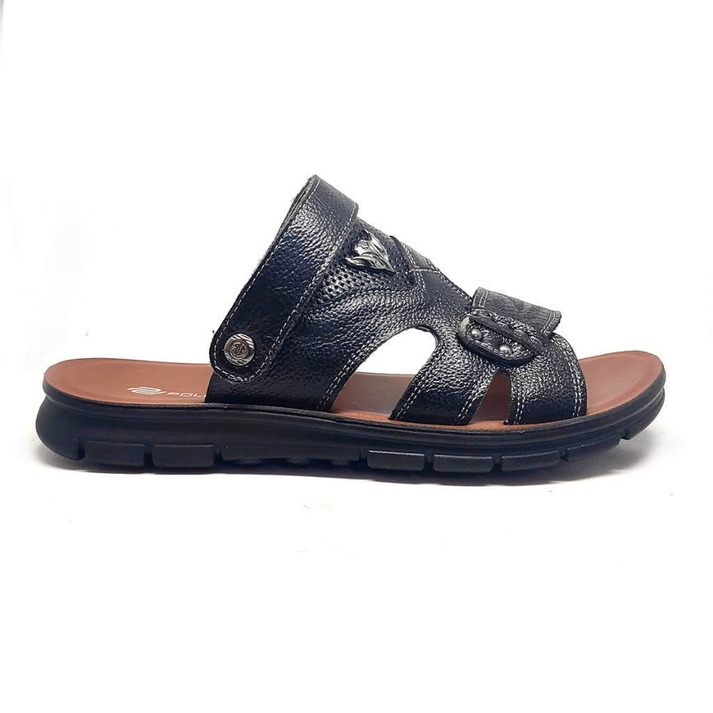 Belanja Pollux PDQ 6870 - Sandal Kulit Pria Slip On Sangat Nyaman Dan ...