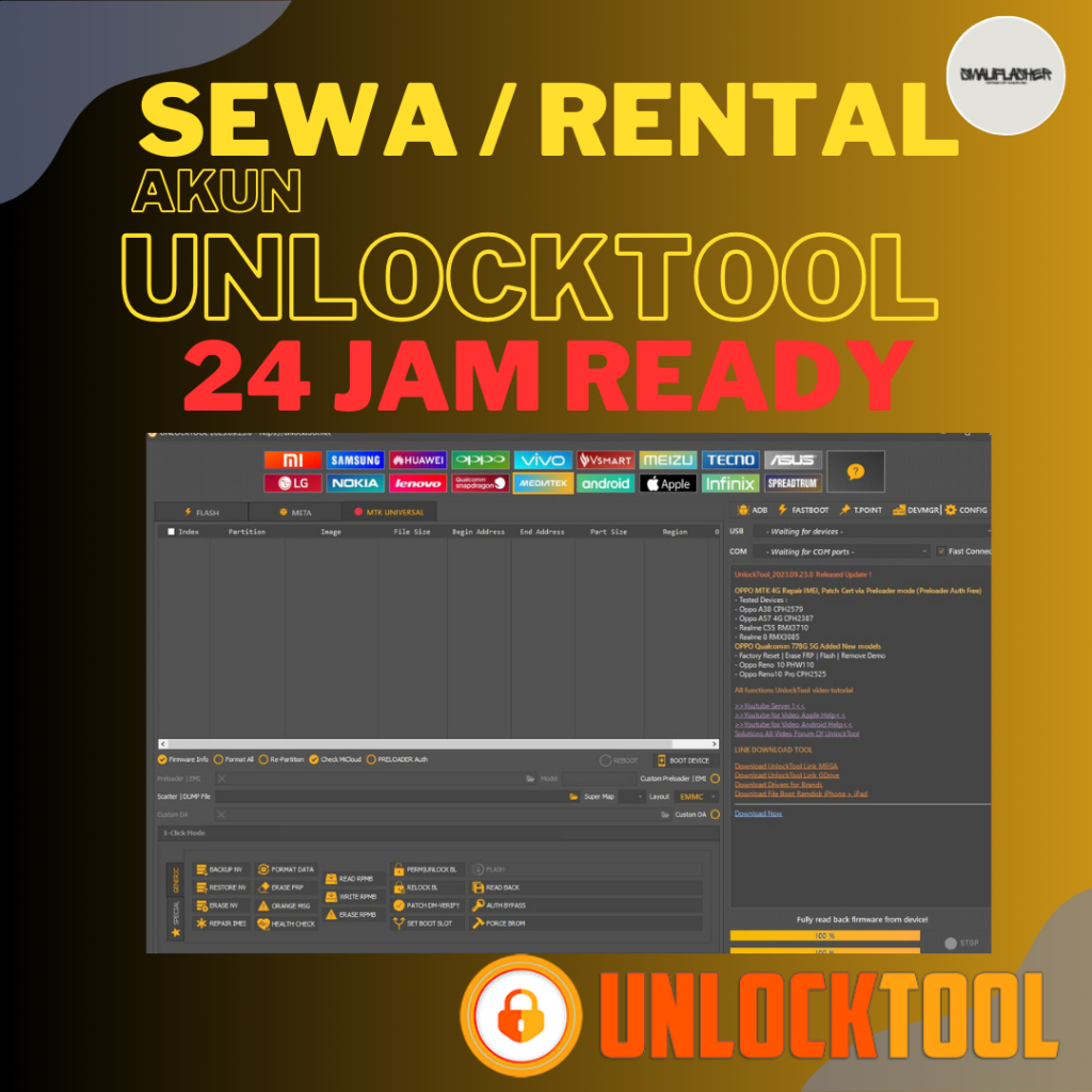 Harga Unlocktool Rental Terbaru Okt 2025 | BigGo Indonesia