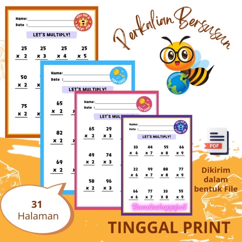 Harga printable worksheet matematika Terbaru Sep 2024 |BigGo Indonesia