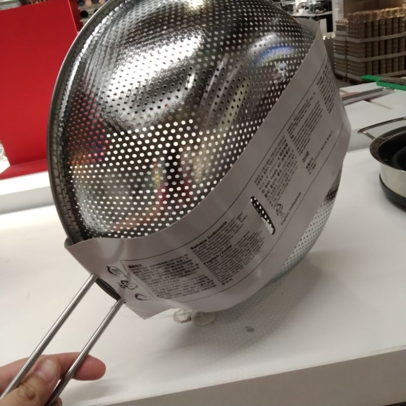 Produk Terlaris IDEALISK peniris saringan model plat ukuran besar 25cm ...