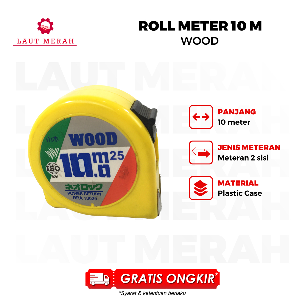 Harga Meteran 10 Meter Wood Terbaru Mei 2026 | BigGo Indonesia