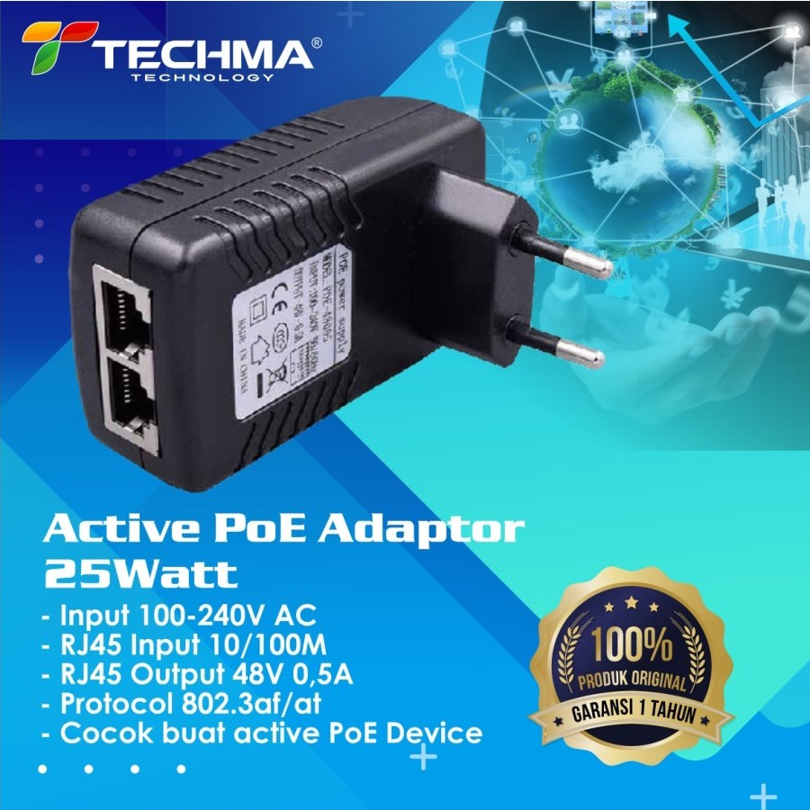 Harga POE Injector Adaptor 48V Terbaru Okt 2024 |BigGo Indonesia