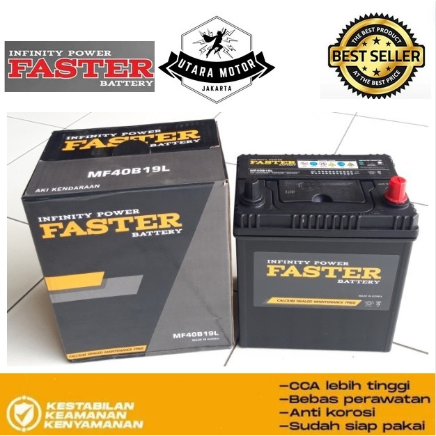 Harga aki faster mf40b19l Terbaru Jan 2026 | BigGo Indonesia