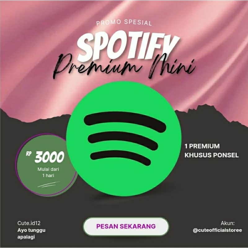 Harga spotify premium mini Terbaru Sep 2024 |BigGo Indonesia