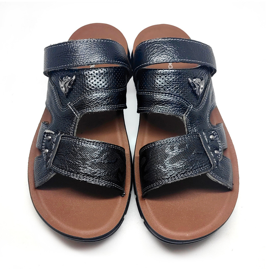 Belanja Pollux PDQ 6870 - Sandal Kulit Pria Slip On Sangat Nyaman Dan ...