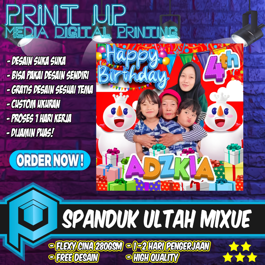 Harga Spanduk Ulang Tahun Mixue Terbaru Des 2024 |BigGo Indonesia