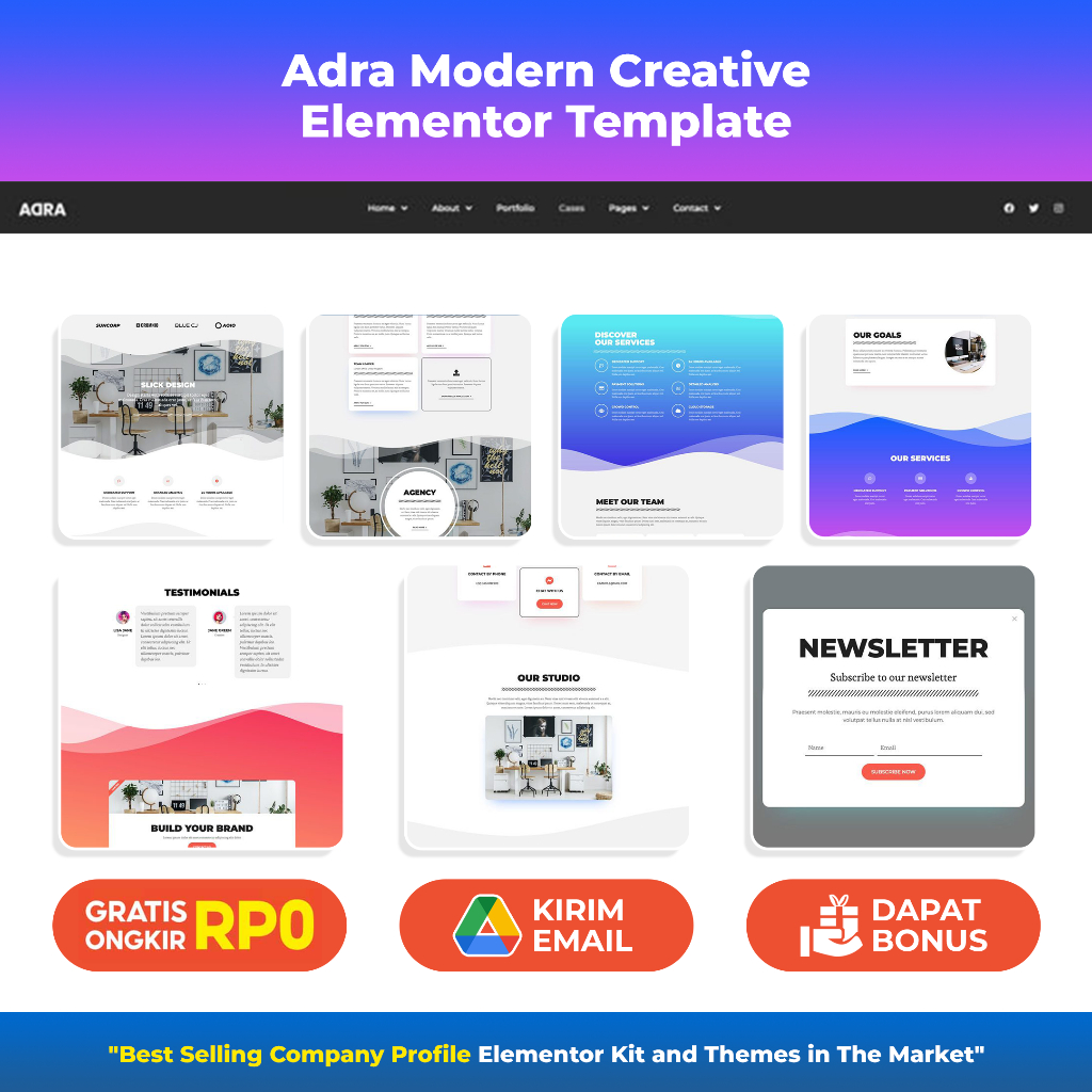 Harga Company Profile Elementor Template Terbaru Des 2024 |BigGo Indonesia